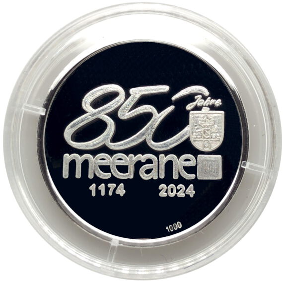 Jubiläums-Medaille zur Festwoche 850 Jahre Meerane - Stadt Meerane